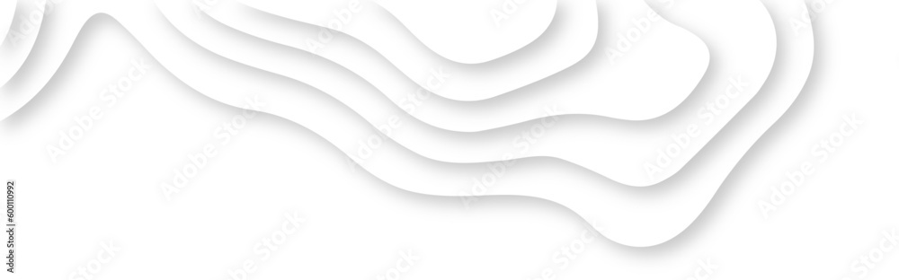 White abstract geometric pattern background, wave and curve abstract ...