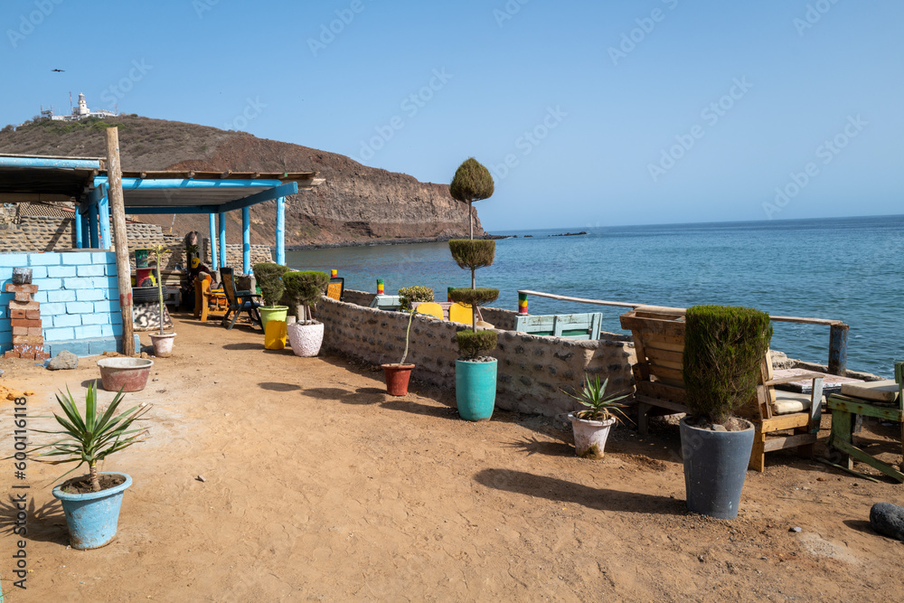 Foto de le rivage de l'océan atlantique africain dans la ville de Dakar ...