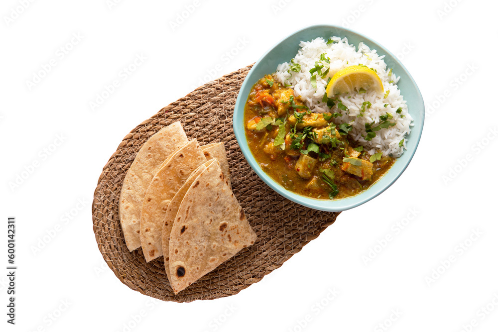 Foto de Indian delicious roti assortment png image_ Indian food with ...