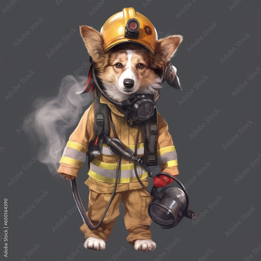 Firefighter dogs, hilarious animals, funny pets, cute puppies, uniform ...