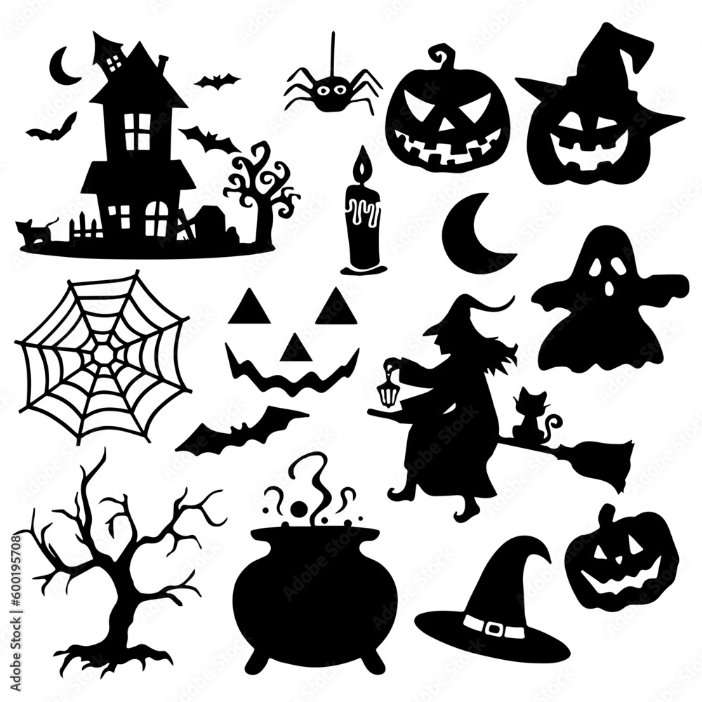 Halloween Designs Bundle svg, Halloween Bundle svg, Halloween Clipart ...