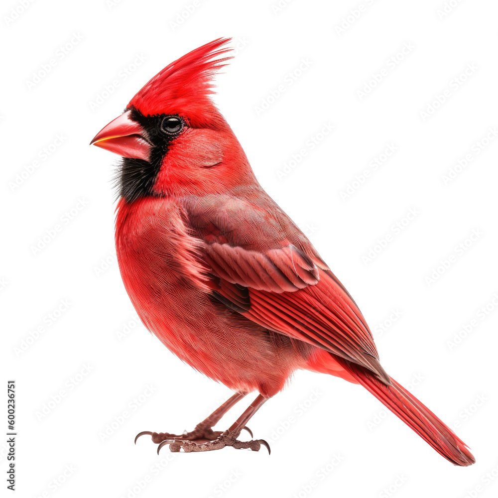 cardinal isolated on a transparent background, generative ai Stock ...