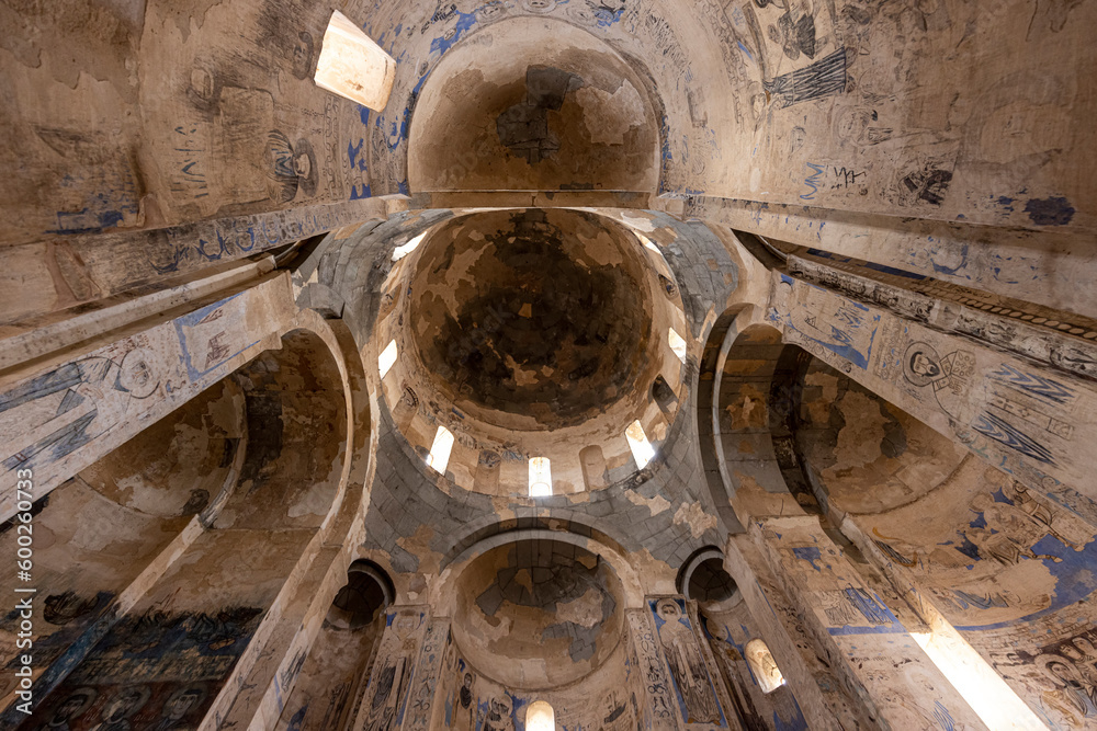 Van, Turkey - March 3, 2023; Interior of Armenian Cathedral Church of ...