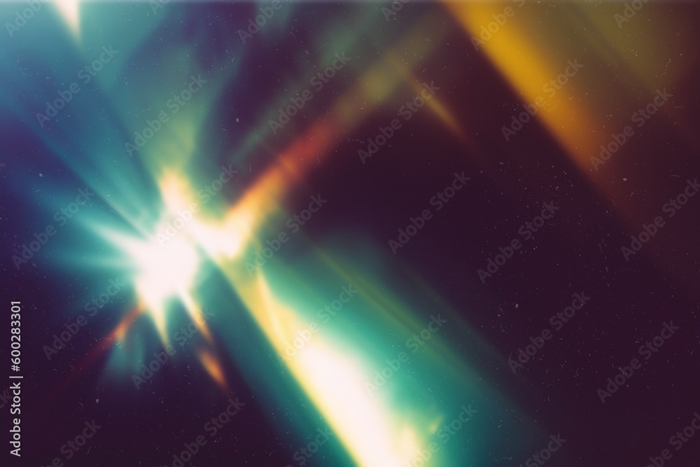 Film Dust Light Leaks Overlay: Vintage Style Lens Flares, Dusty ...