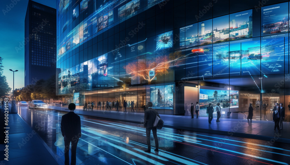 Smart City's Central Hub: Screens Monitoring Public Transit in ...