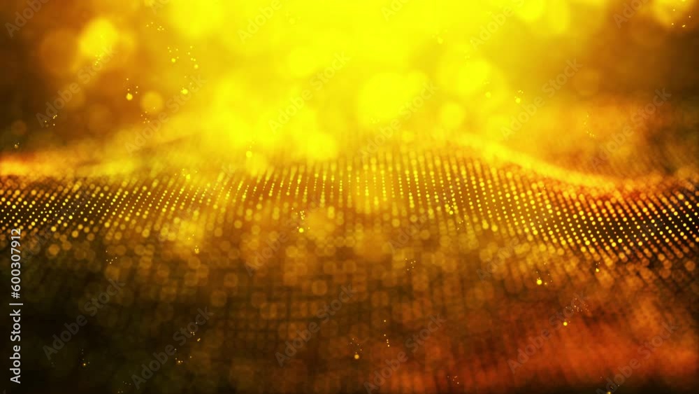 abstract gold motion backgrounds. bokeh glitter particles golden awards ...