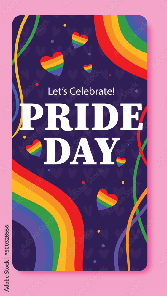 Vector Banner Template Set with LGBTQ symbols. Social media posts ...