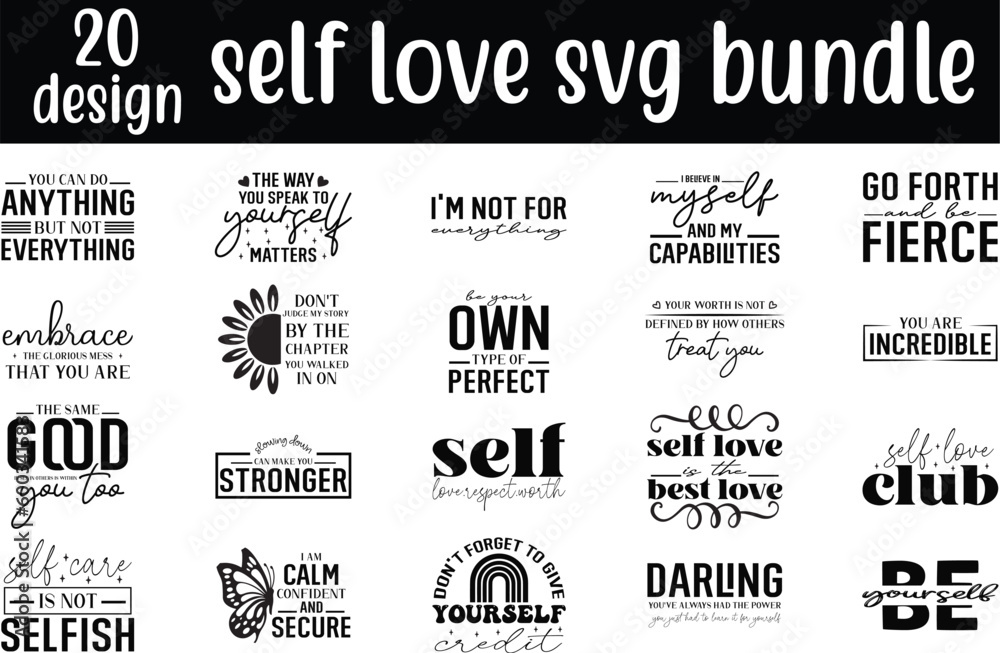 self love, self love svg, self love svg design, self love svg bundle ...