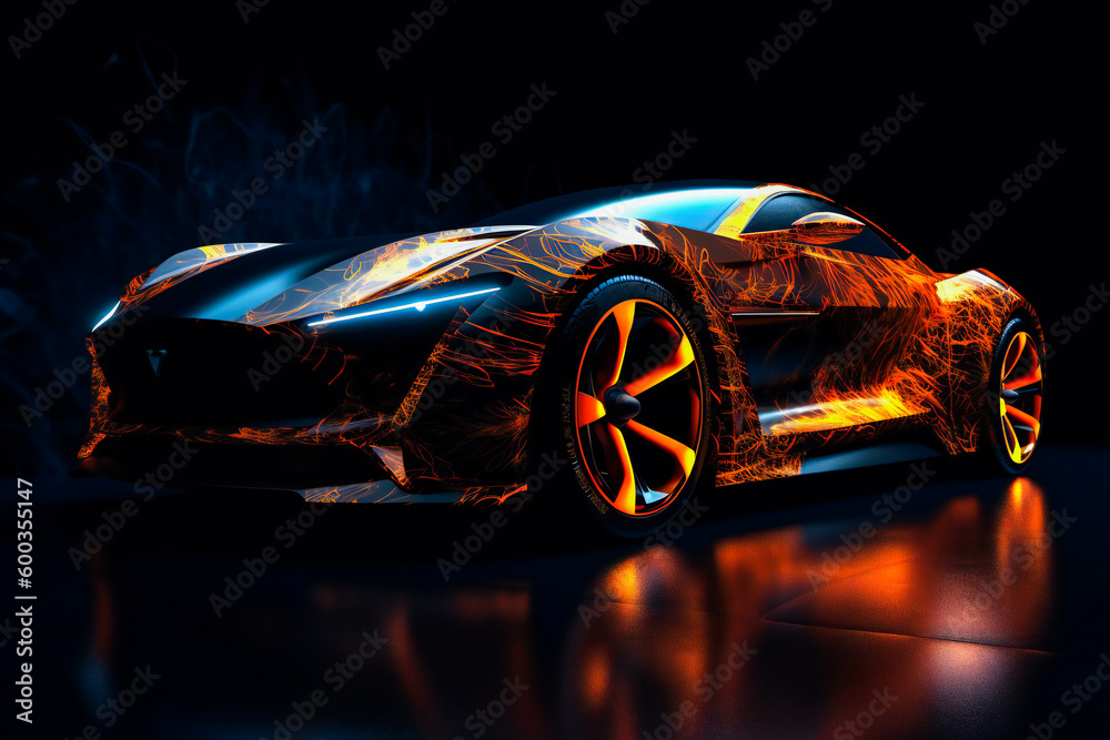 Abstract car design. Speeding into the Future. The Beauty of Motion ...