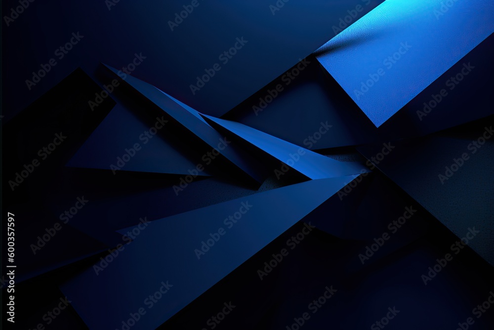 Dark blue geometric shapes modern background for design Modern ...