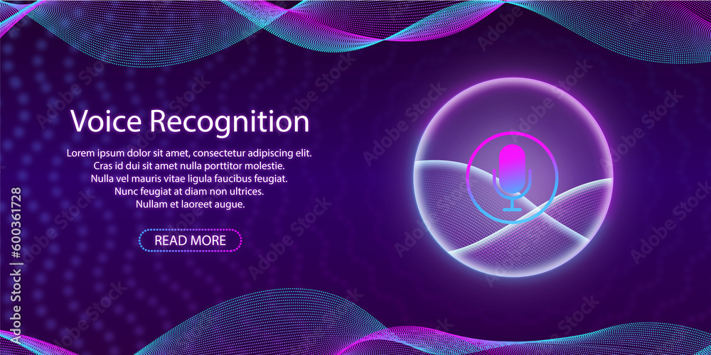 Artificial intelligence concept. Banner for web site or mobile app ...