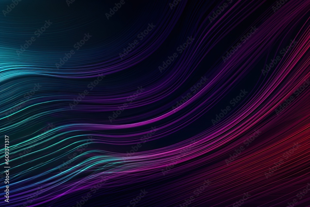 Purple and blue wallpaper with a gradient of light future technology ...