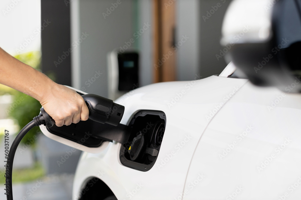 Progressive concept of hand insert an emission-free power connector to ...