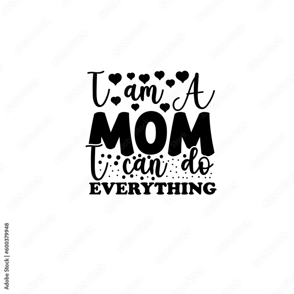 Vecteur Stock Mom Svg Mother Svg Mothers Day Svg Mom Split Name