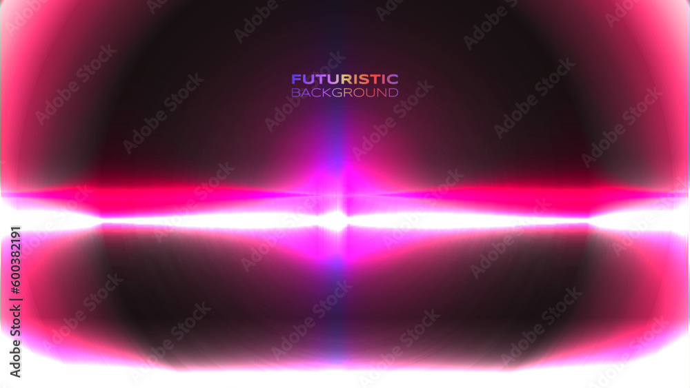 Gradient futuristic banner aura flare retro vibrant back to the future ...