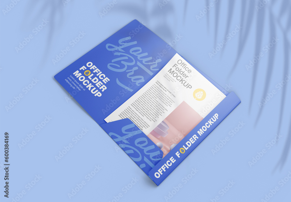 Stationery Folder Mockup Stock Template | Adobe Stock