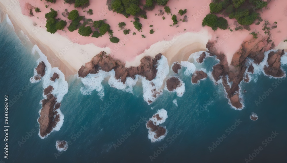 Ocean waves on the beach as a background. Beautiful natural summer ...
