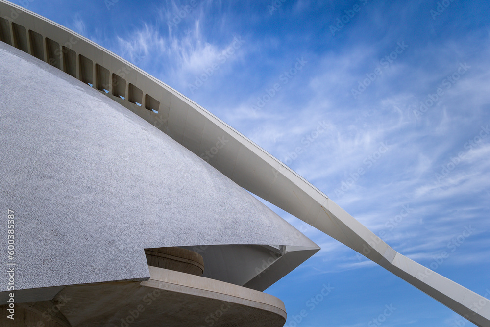 Palais des Arts à Valence en Espagne - Architecture moderne de Santiago ...