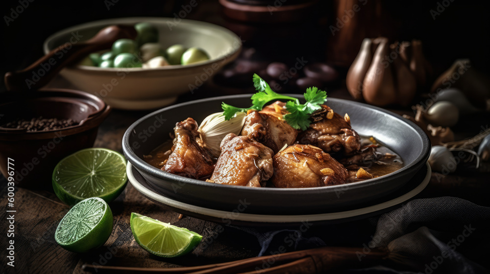 Chicken Adobo - Filipino chicken stew with vinegar and soy sauce ...