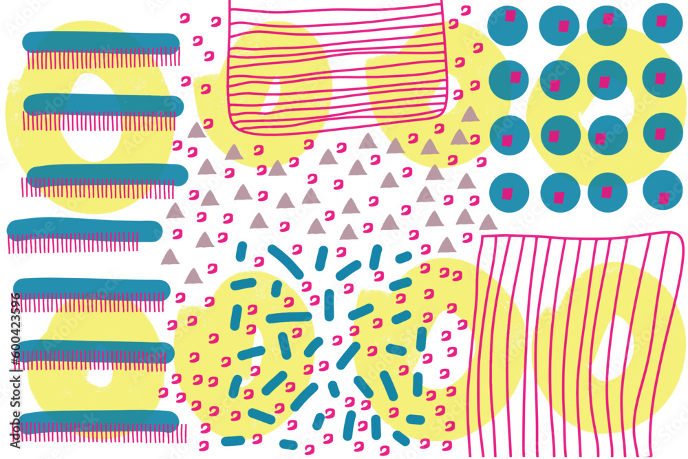 Bright modern background illustrations for printing, screensavers ...