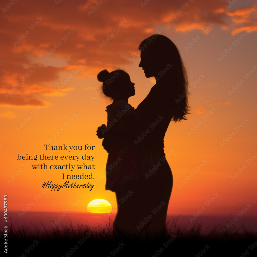 Happy Mother's day card with thank you mom message Thank you mama ...