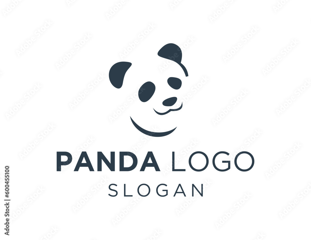 Logo design about Panda on a white background. created using the ...