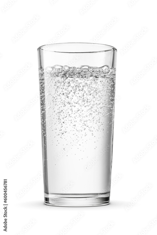Glass of purified sparkling water isolated. Transparent PNG image. Stock Photo | Adobe Stock