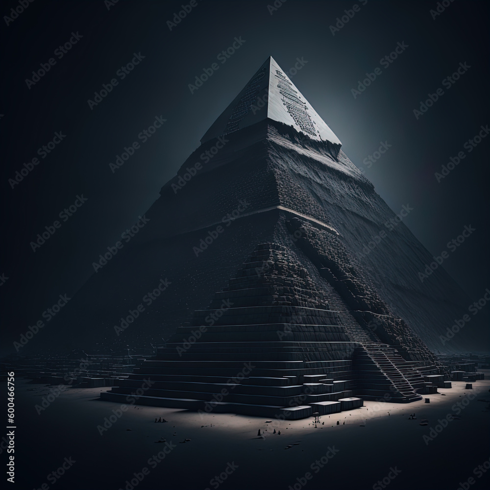 Pyramid of Giza mockup clean background Stock Illustration | Adobe Stock