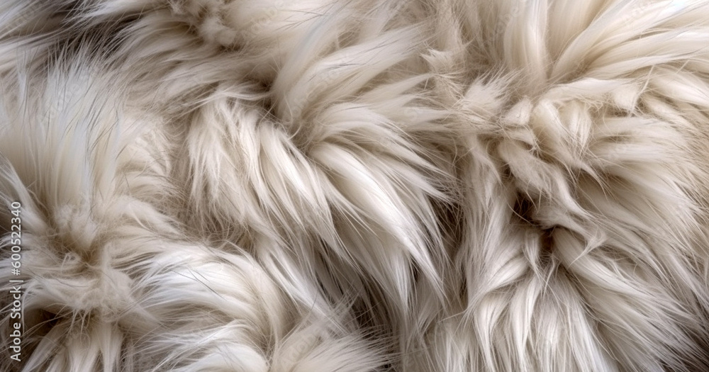 Natural animal white fur background,bunny design template, copy space ...