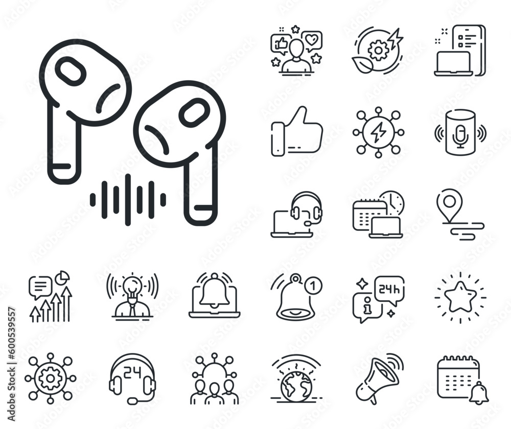 Mobile accessories sign. Place location, technology and smart speaker ...