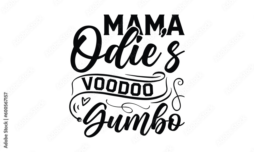 Mama odie’s voodoo gumbo - frog SVG, frog t shirt design, Hand drawn ...