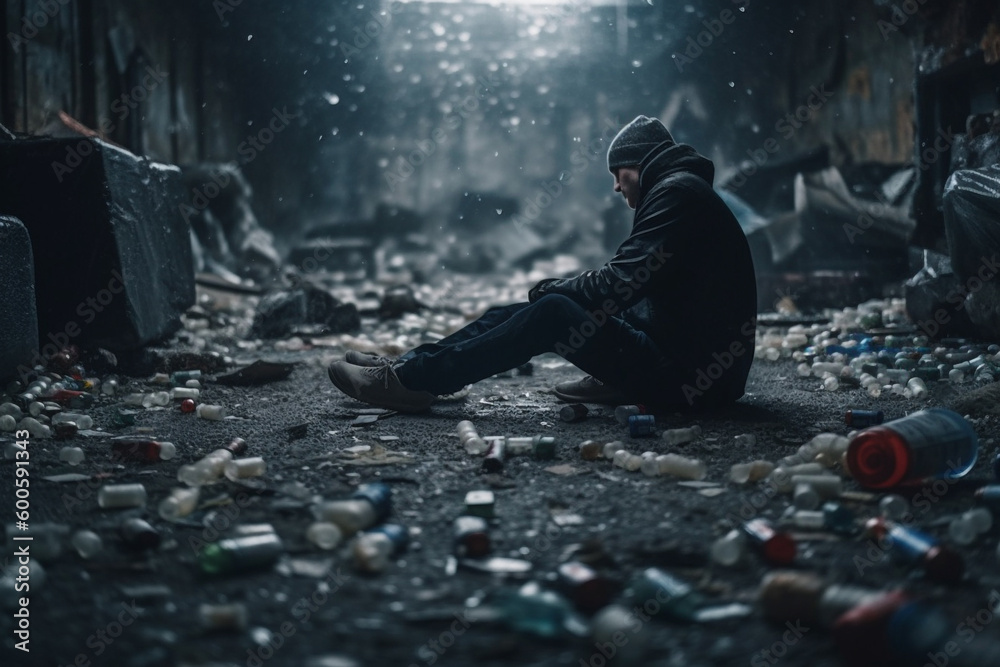 Drug problem addiction. Psychological disorder that leads a person to ...