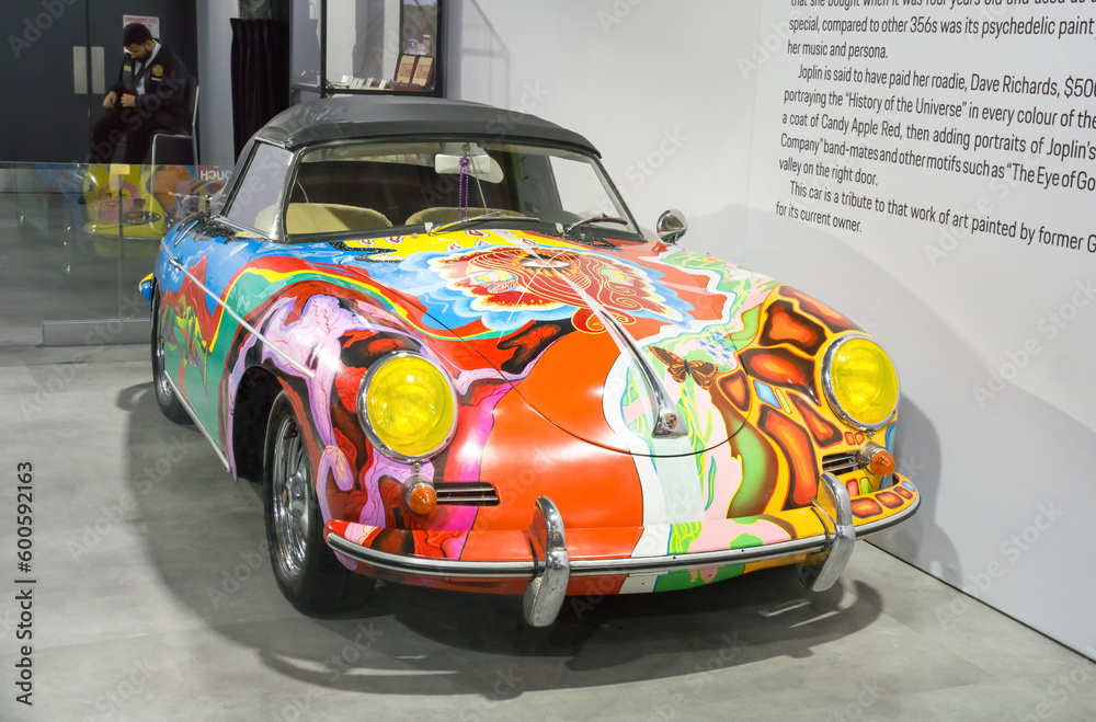 Toronto, Canada - 02 25 2023: 1962 Porsche 356 B Roadster, tribute to ...