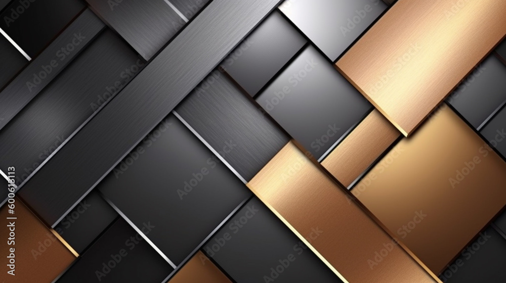 Generative AI, a metallic texture for a luxury or high-tech website ...