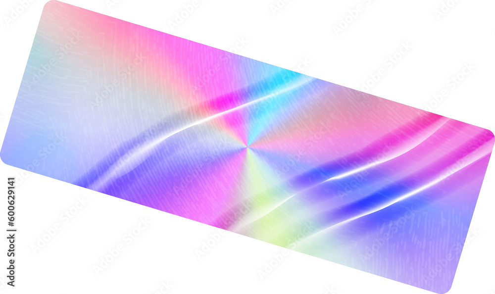 Striking holographic sticker design, perfect for creating eye-catching ...