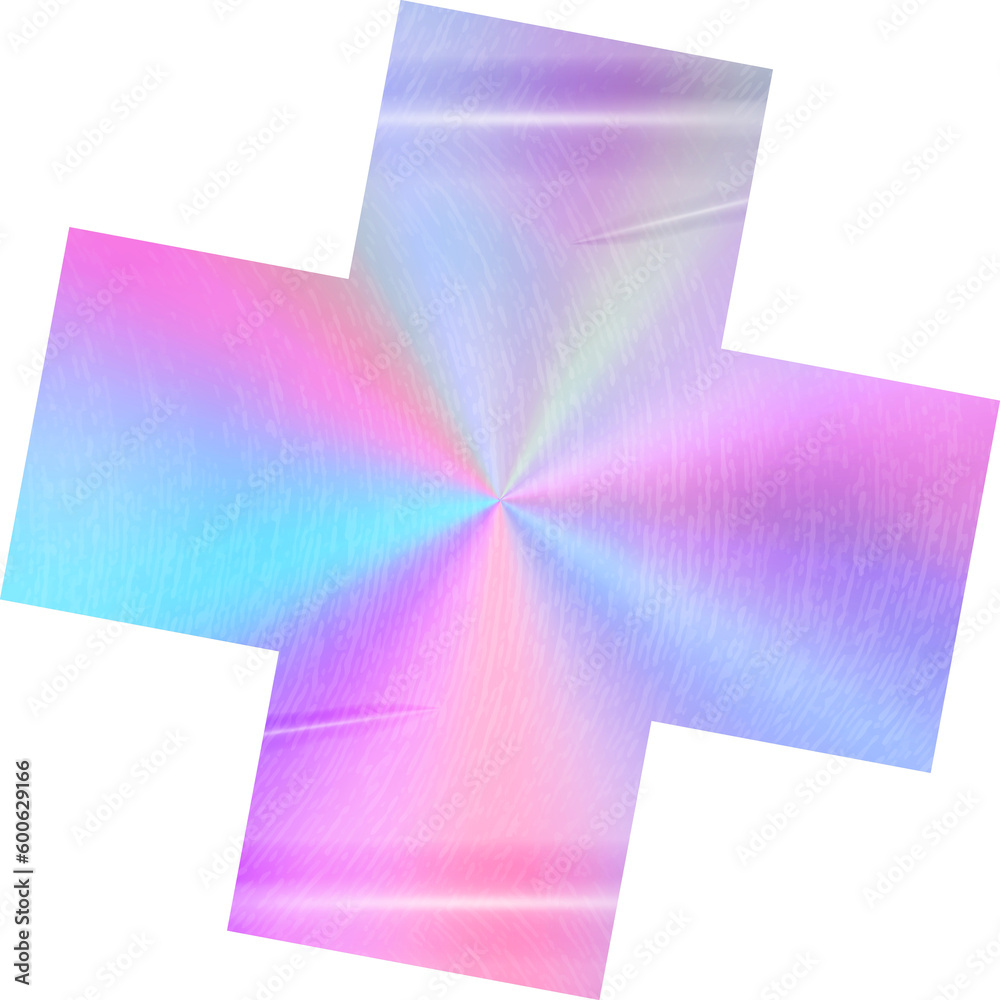 Striking holographic sticker design, perfect for creating eye-catching ...