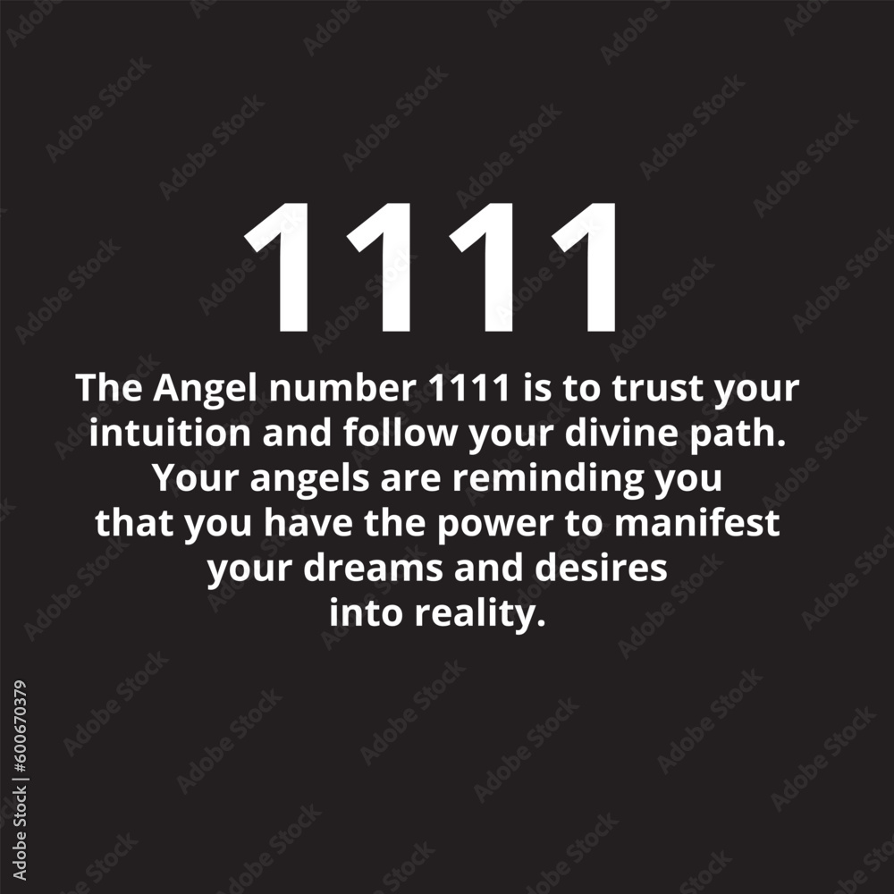 Angel Number 1111 Meaning and blessings social media template for ...