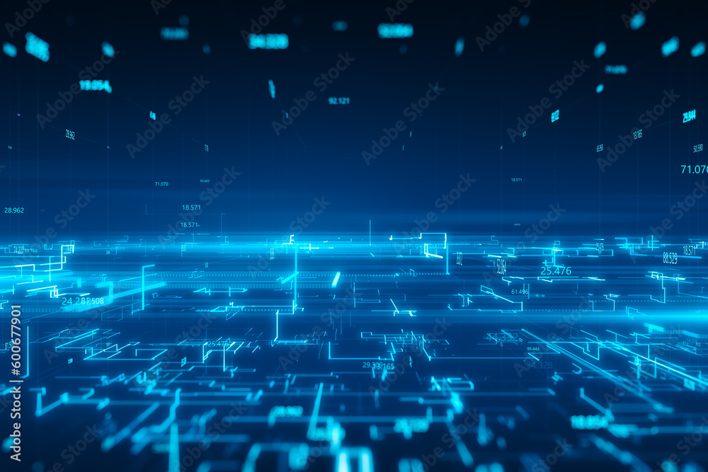 Complexity and data flow, scientific technology data concept with ... Complexity and data flow, scientific technology data concept with ...