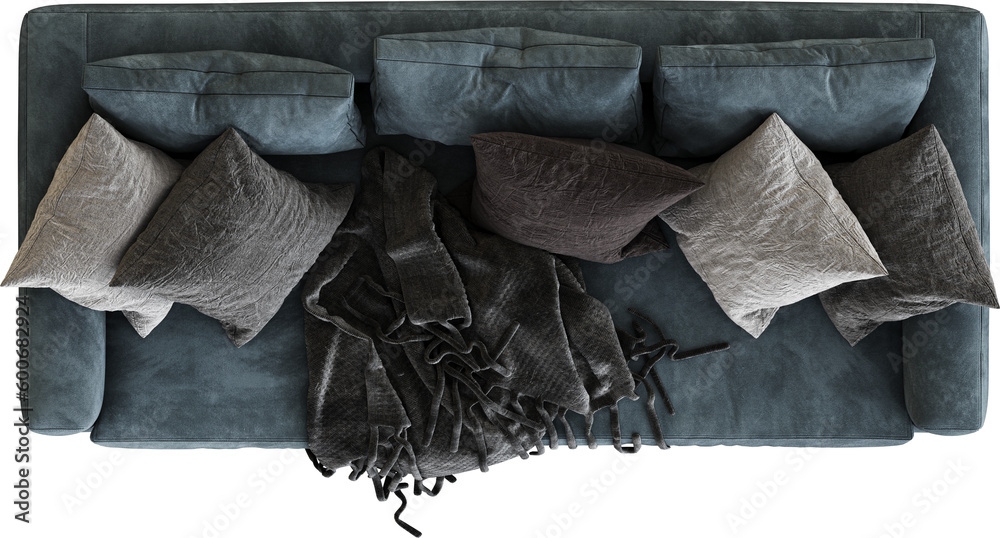 Top view isolated png Sofa, architecture plans layout Stock ...