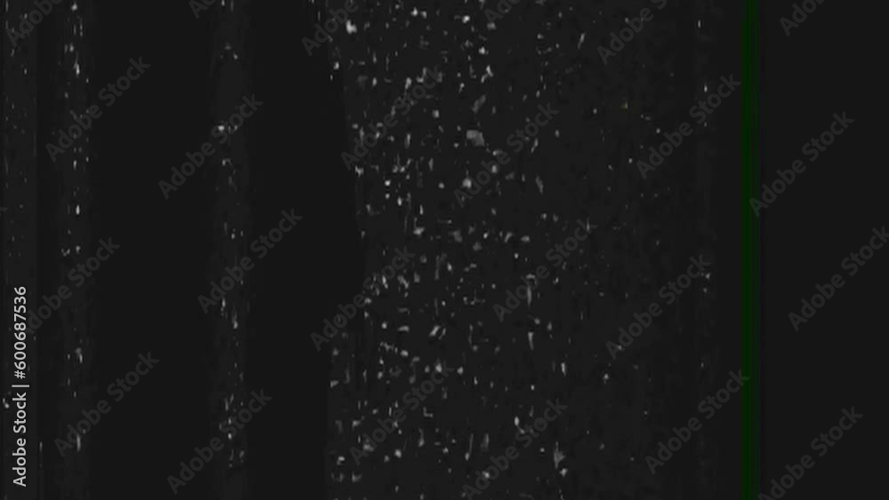 VCR glitch static noise. Rewind transition effect. Black white real old ...