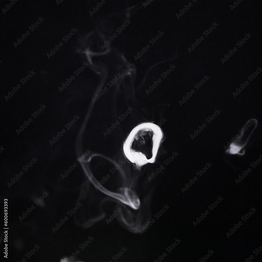 Smoke ring movement, white png and transparent background with ...