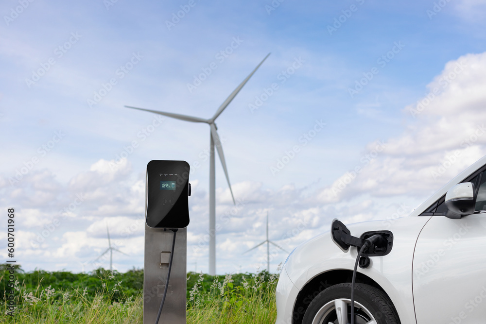 Progressive combination of wind turbine and EV car, future energy ...