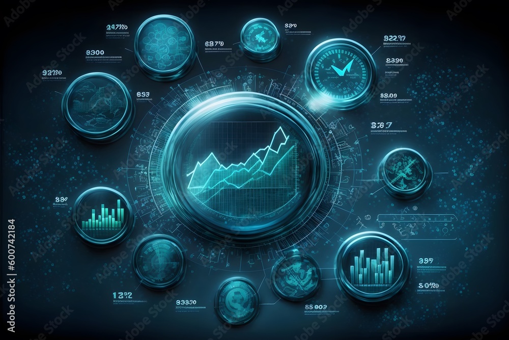 business coin investment growth money technology account management ...