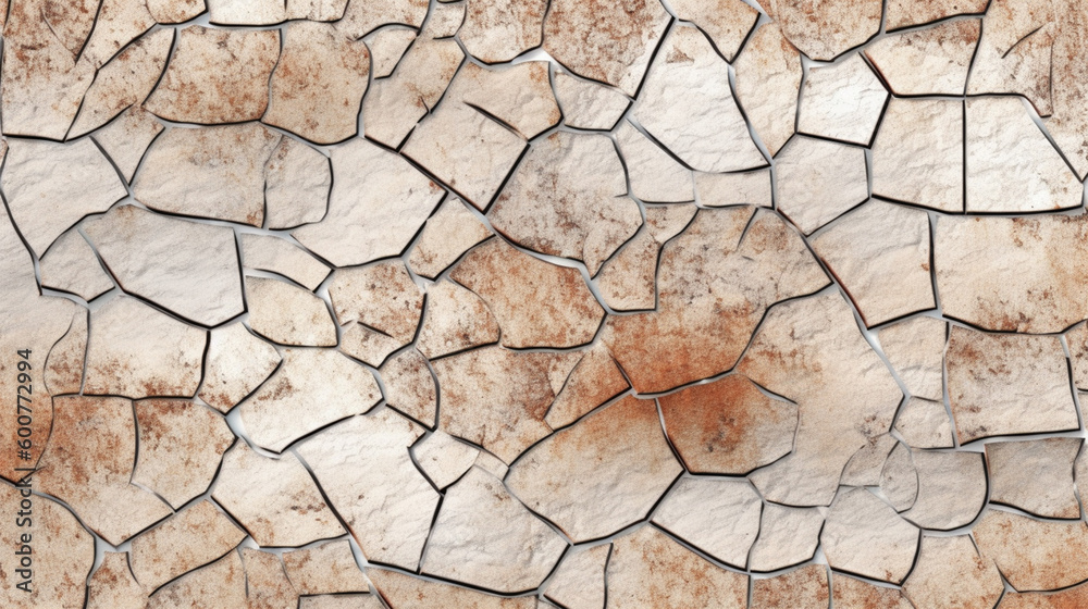 Seamless broken cracks background texture. Tileable stained peeling ...