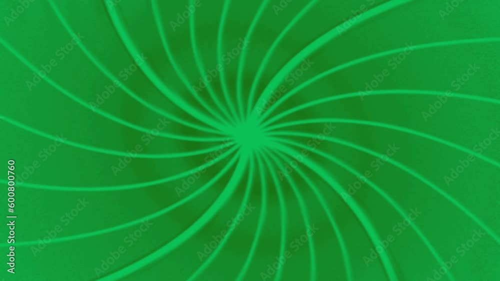 Animated abstract background with green ornaments. Green screen, green ...