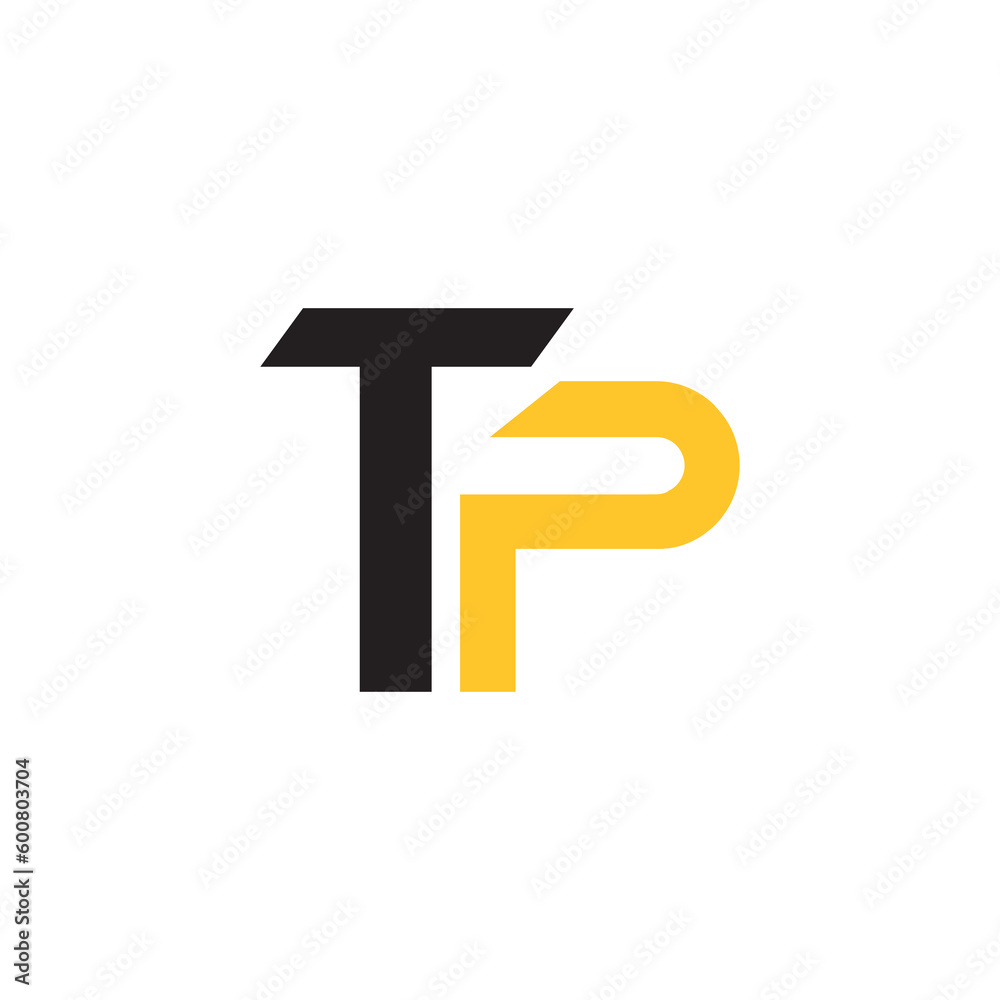 letter tp logo typography vector template. letter tp logo typography ...