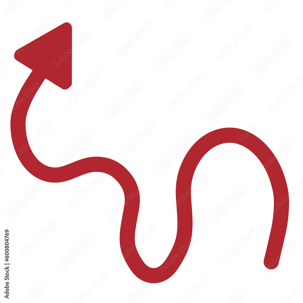 Colorful hand-painted arrows, illustrated cartoon drawings, arrow ...