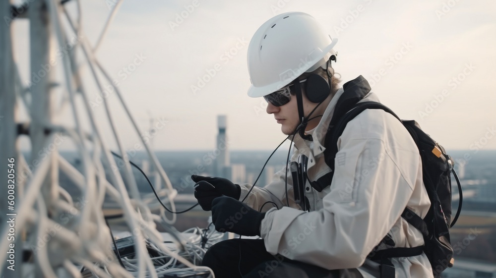 Installation of antennas and outdoor radio units is performed by a ...