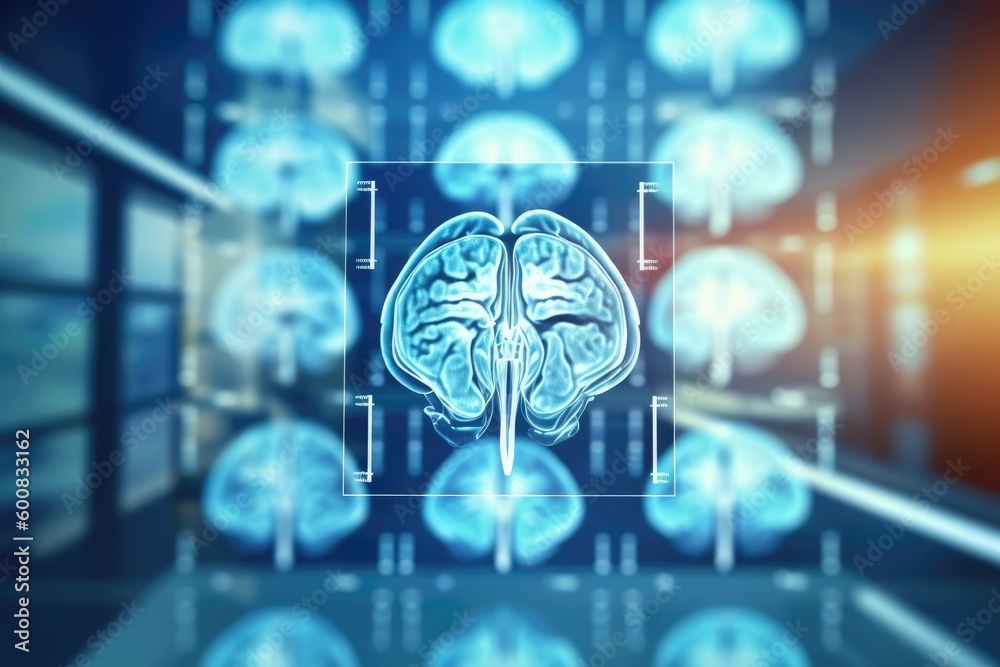 MRI scan detected abnormalities in the patient's brain, aiding in the ...