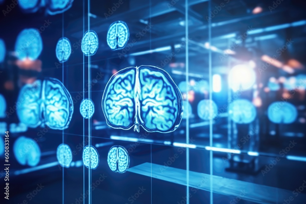 MRI scan detected abnormalities in the patient's brain, aiding in the ...